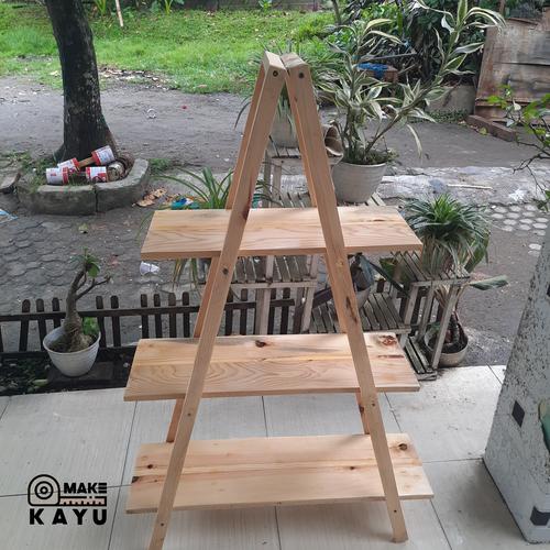 Jual rak tanaman rak hias dekor rumah lipat 3 susun - Kab. Tangerang ...