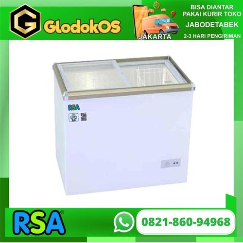 Jual CHEST FREEZER PINTU KACA GESER - BOX ICE CREAM RSA XS-200 ...