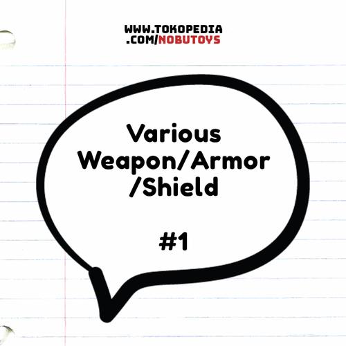 Jual PART - VARIOUS WEAPON ARMOR SHIELD PART BLOCK MINIFIGURE MEGA ...