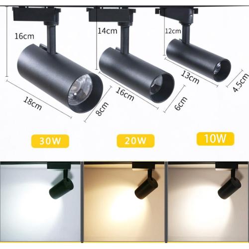 Jual Lampu Track Rell 10w 20W 30W COB Spot Sorot 20 watt 30 watt Spotlight - Lp Rell 10w, Warm ...