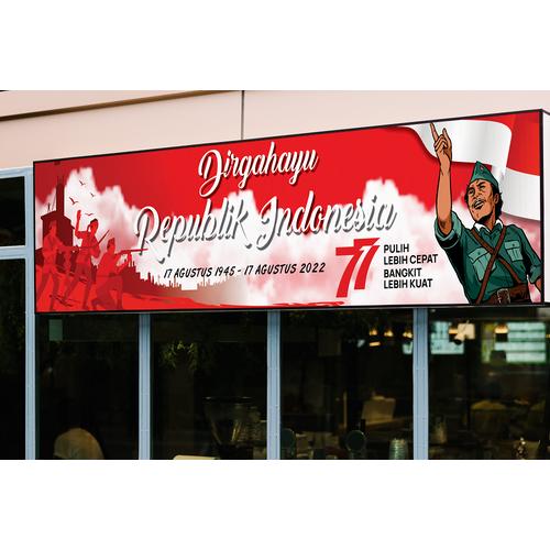 Jual BANNER SPANDUK HUT RI Kemerdekaan Banner Agustusan dirgahayu - HUT ...