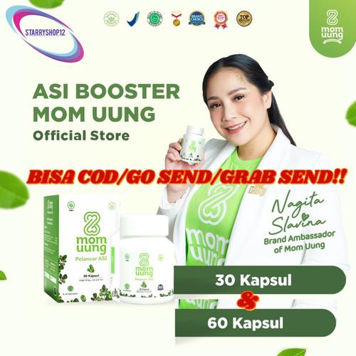 Jual Original mom uung asi booster BPOM pelancar asi 30&60 kapsul kelor cap - 30 Kapsul - Kota ...
