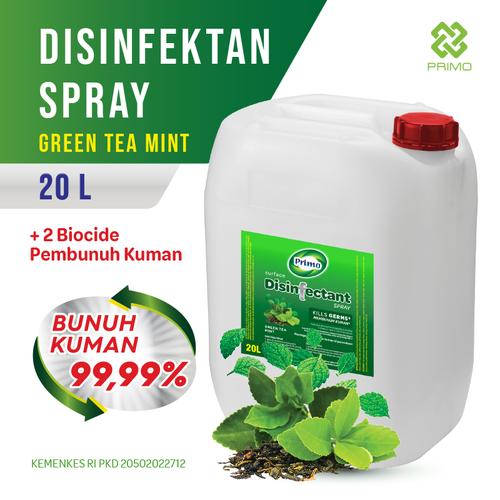 Promo PRIMO Disinfectant Spray Surface Disinfektan Antiseptik Green Tea ...