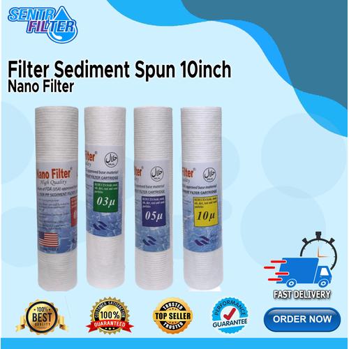 Jual FILTER NANOTECH PP SEDIMEN 10" - 1 Micron - Jakarta Barat - Sentra ...