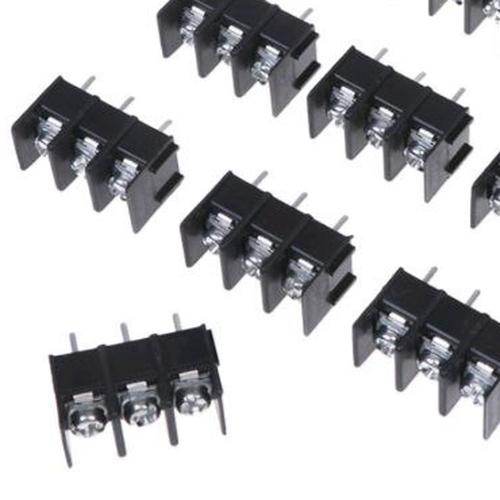 Jual Terminal Block PCB Hitam 2 3 4 Pin Baut 2P 3P 4P Pitch 7.62mm ...