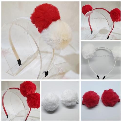 Jual Bando Merah Putih/ Bando Pom Pom/ Bando HUT RI/ Merdeka/ Jepit ...