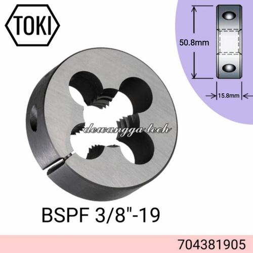 Jual Senai pipa BSPF 3/8 - 19 round dies 3per8 - 19G snei snay sney inchi - Kota Bekasi ...