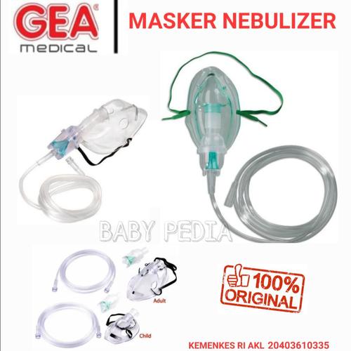 Jual Masker Nebulizer / Medical Nebuliser Mask / Masker Uap - Dewasa L ...