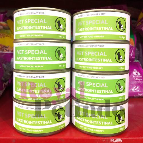 Jual Nutricell Vet Special Gastrointestinal CAT Wet Food Kucing 185gr ...