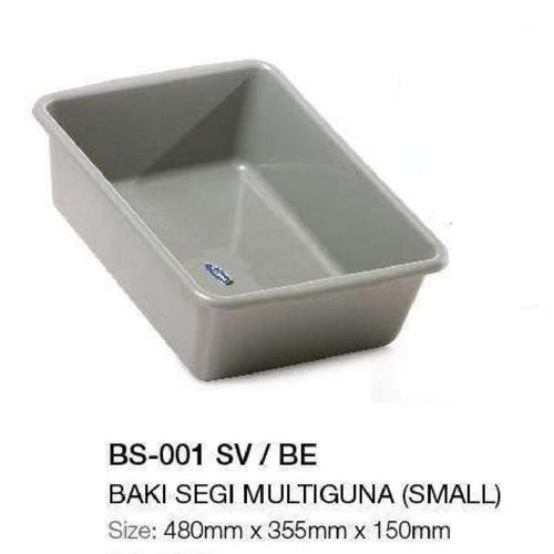Jual Baskom kotak plastik /Bak segi plastik taiwan BS-001 - Kota Bogor ...