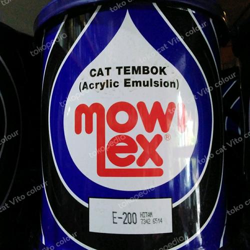Jual Mowilex Cat Tembok Acrylic Emulsion ( Hitam E-200 ) - Jakarta ...