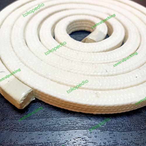 Jual gland packing PTFE lubricated fiber packing 1/2inch 1mter ...