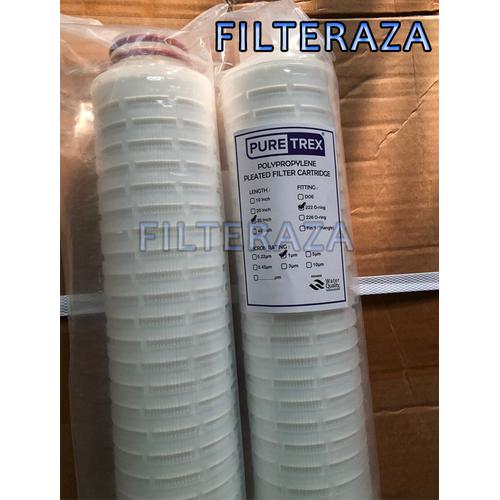 Jual Pleated Filter Cartridge 30" Inch Absolute Micron 1 um Ring 222 ...