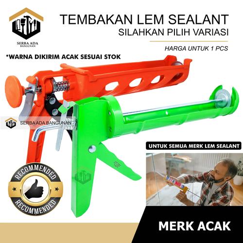 Jual Alat Tembakan Lem Kaca Silicon Sealant Tembak Botol Tabung fiber ...
