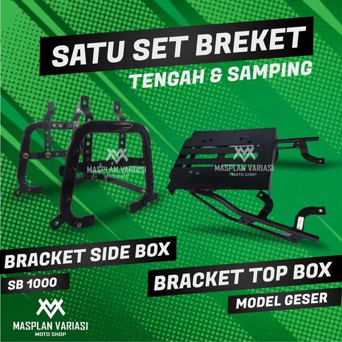 Jual Paket Fullset Bracket Top Box dan Breket Side Box SB 1000 ...