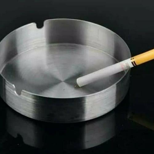 Jual Asbak Stainless / Round Ashtray 12×3 Asbak Rokok / Asbak Hotel ...