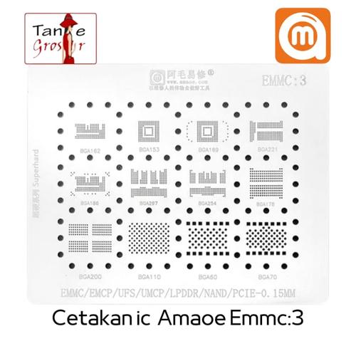 Jual PLAT CETAKAN IC BGA AMAOE EMMC3 EMCP UFS UMCP NAND ORIGINAL EMMC 3 - Jakarta Utara - Tante ...