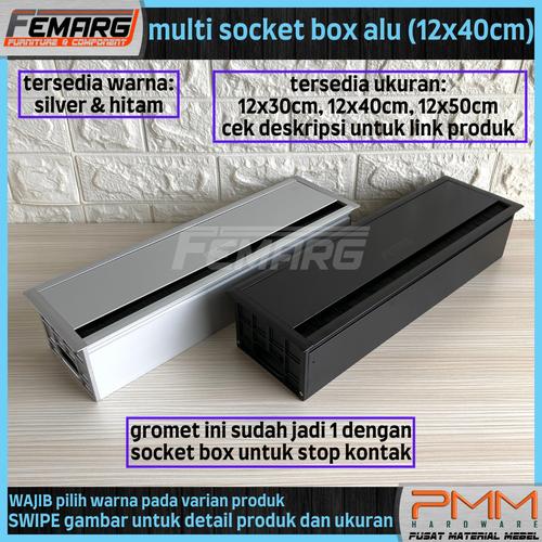 Jual multi socket box FEMARG 12x40cm | gromet alumunium lubang kabel ...