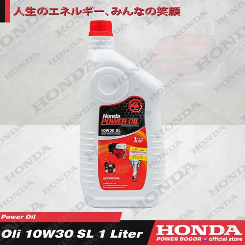 Jual Honda Oli Mesin Serbaguna 10W30 SJ 1 Liter Power Oil GX 270 390 ...