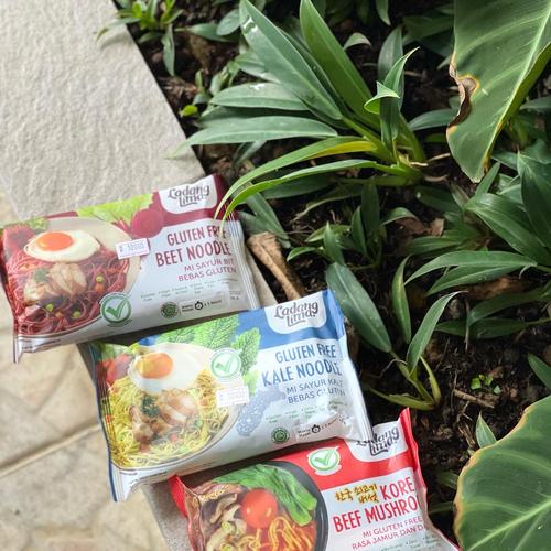 Jual LADANG LIMA Korean Noodle Gluten Free Beef & Mushroom - Mi Sayur ...
