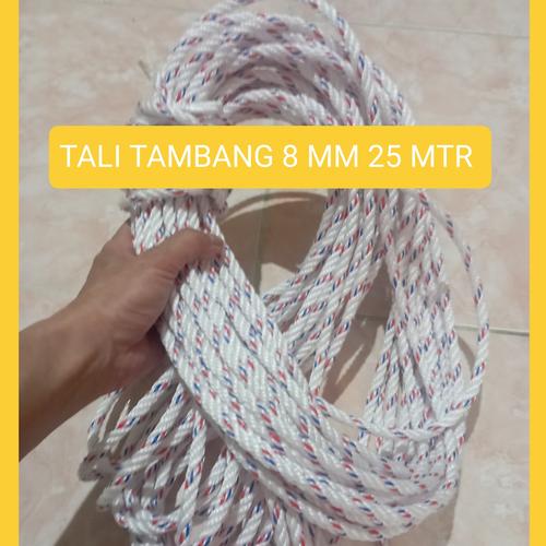 Jual TALI TAMBANG 8 MM PPD (25 METER) / TAMBANG ECERAN / TAMBANG FUSO ...