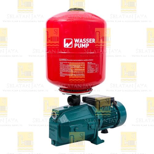 Jual POMPA AIR SEMI JET PUMP WASSER PW-251EA 250 WATT OTOMATIS LENGKAP ...