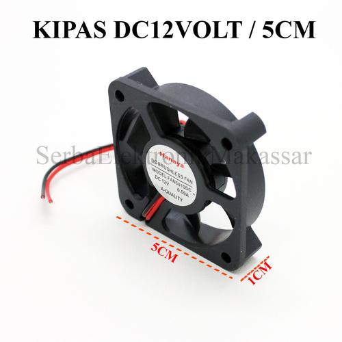 Jual Kipas Panel Fan DC 12Volt 4cm 5cm Tipis Kipas 12V - 4cm - Kota ...