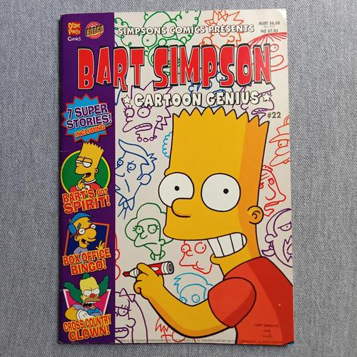Jual Simpsons Comics Presents : Bart Simpson Cartoon Genius - Kota ...