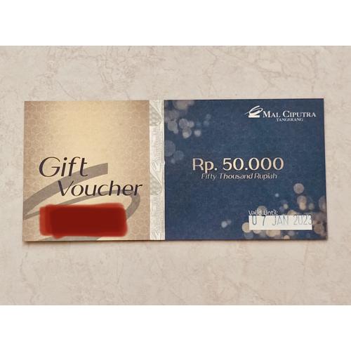 Jual Voucher Mall Ciputra Citra Raya Tangerang Rp 50.000 - Kab ...