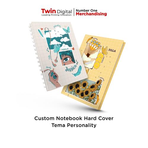 Jual Custom Notebook Hard Cover Tema Personality Buku Catatan ...