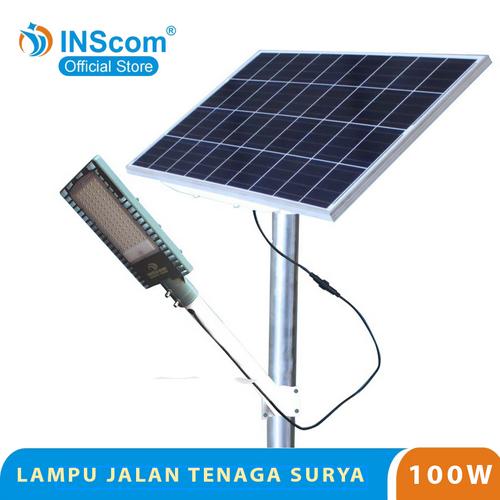 Jual LAMPU JALAN KMSPS 100 WATT / PJU SOLAR CELL LED 100W TENAGA SURYA ...
