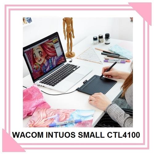 Jual Wacom Intuos Small 4K CTL4100 Pen Tablet Desain Grafis - Kota ...