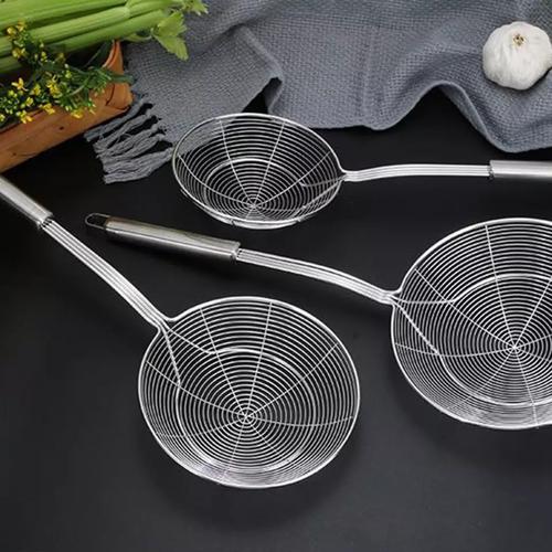 Jual Spatula Masak Dapur Stainless Steel Goreng Rebus Mie Spider Mesh ...
