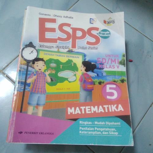 Jual ESPS MATEMATIKA SD MI KELAS 5, 2013,, GUNANTO ERLANGGA - Kota ...