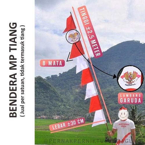 Jual Bendera Merah Putih Tiang - Umbul umbul - Hiasan Dekorasi Agustusan 17 - Kota Surabaya ...