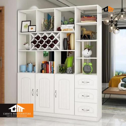 Jual Lemari Pembatas Ruang Tamu Model Minimalis - Kab. Jepara - Cahaya ...