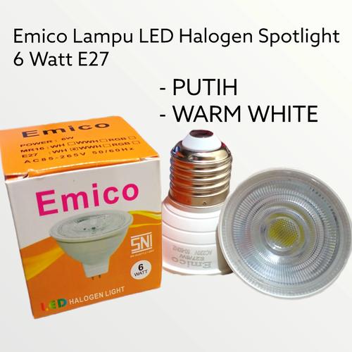 Jual Lampu LED Halogen Sorot E27 7Watt 220V Putih atau WarmWhite ...