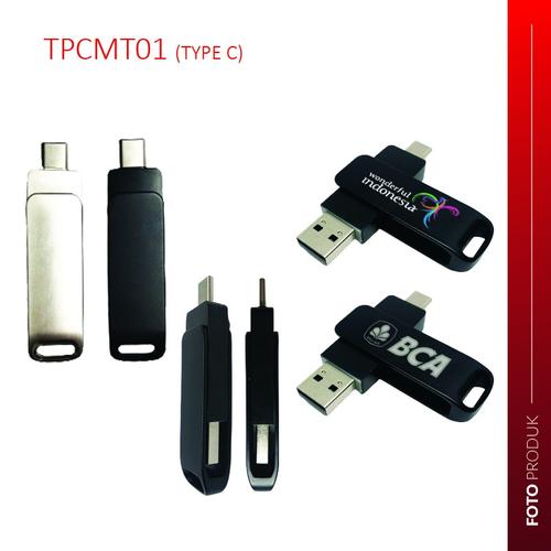 Jual Usb Flashdisk Putar Otg Tipe C 16GB type c swivel metal flash ...