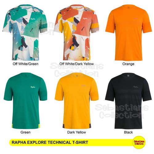 Jual Rapha Men's Explore Technical T-Shirt - Rapha T-Shirt Original - OW-Green, L - Jakarta ...