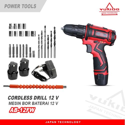 Jual MESIN BOR BATRAI 12 V / CORDLESS DRILL 12 V With Toolkit 2 BATRAI ...