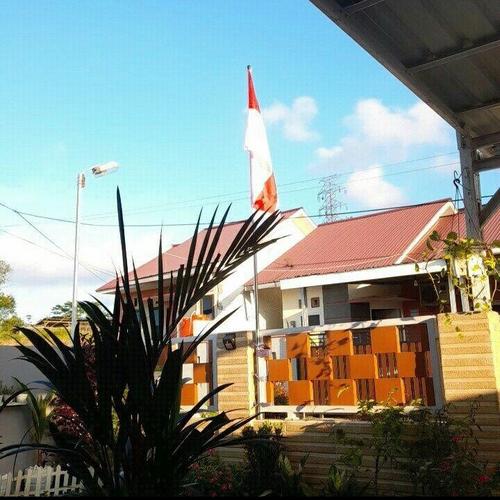 Jual tiang bendera merah putih 3 meter /tiang besi merah putih plus ...