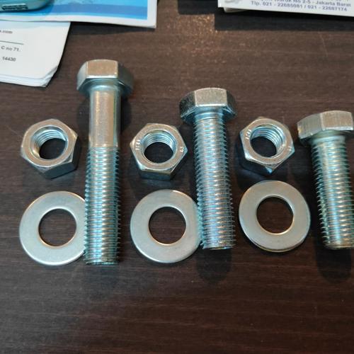 Jual bolt+nut M16+60mm ring per+ring plate - M16 x 60 mm - Kota ...