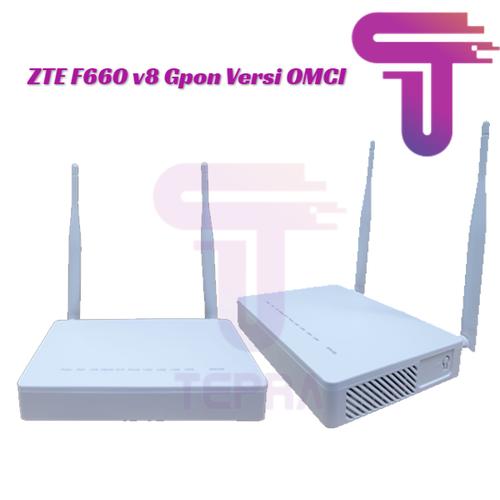 Jual ZTE F660 V8 OMCI Gpon ONT WiFi ONU ZTE F660 V8.0 FTTH versi OMCI ...