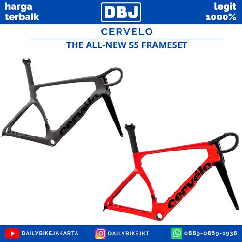 Jual FRAME SET SEPEDA ROADBIKE CERVELO S5 2023 CARBON UCI - BLACK 51 ...
