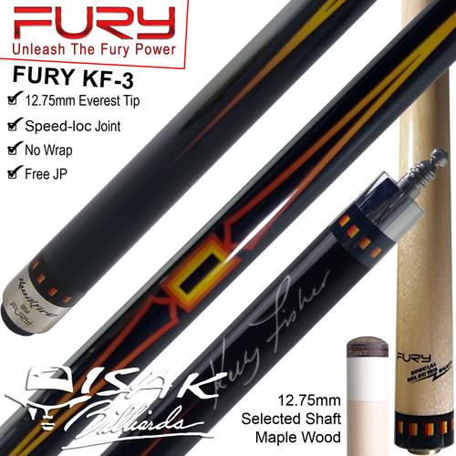 Jual Fury KF-3 Pool Cue - Kelly Fisher No Wrap Maple Billiard Stick Ori ...