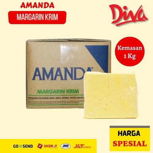 Jual Amanda Margarin Krim / Mentega Amanda Kuning Kemasan 1 kg - Kota ...