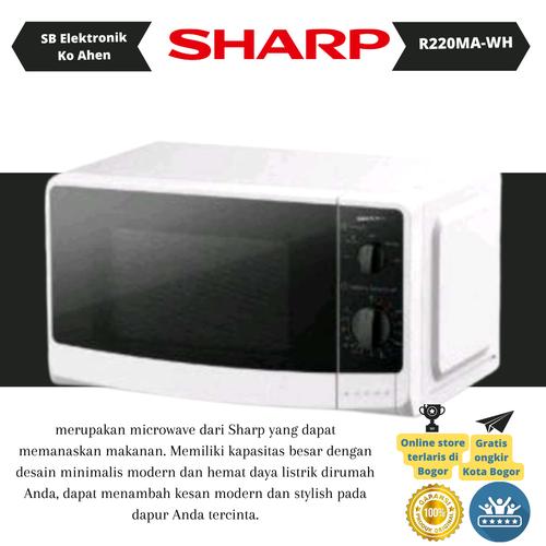 Jual SHARP MICROWAVE R220MAWH / R220MA-WH - (20 LITER) - WRAPPING ...