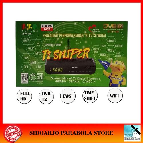 Jual Set Top Box STB TV Digital DVBT2 Tanaka Sniper DVB-T2 UHF SNI ...