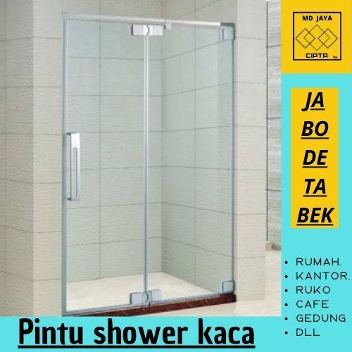 Jual pintu shower kaca tempered kamar mandi toilet pintu jendela promo ...