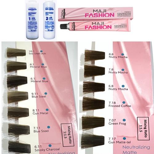 Jual Pewarna rambut loreal majifashion maji fashion cat rambut - 7.11 ...